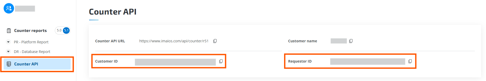 ¿Cómo encontrar la información necesaria para utilizar la API COUNTER ...